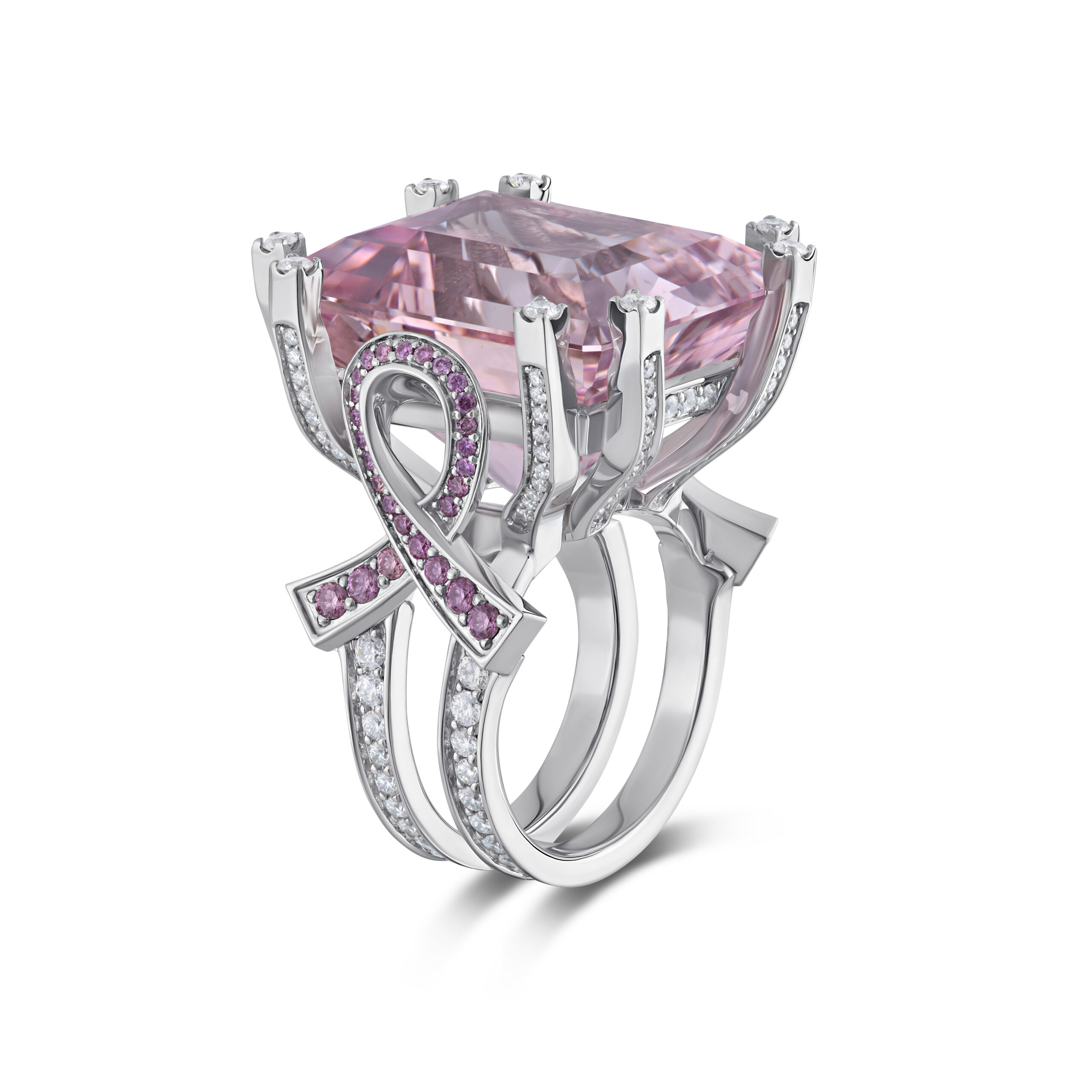AGTA Spectrum Award-Winning “Girl Can Fight” Ring